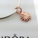 New Pandora Rose™ Gold Pink Daisy Flower Dangle Pendant Charm 788771C01 ...