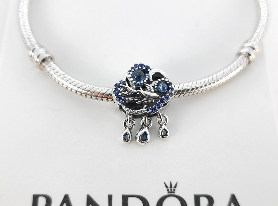 Pandora Cloud & Swallow Charm # 792569C01 W/box - Etsy