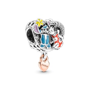 New Rose Gold Disney Ohana Lilo & Stitch Inspired Charm for - Etsy