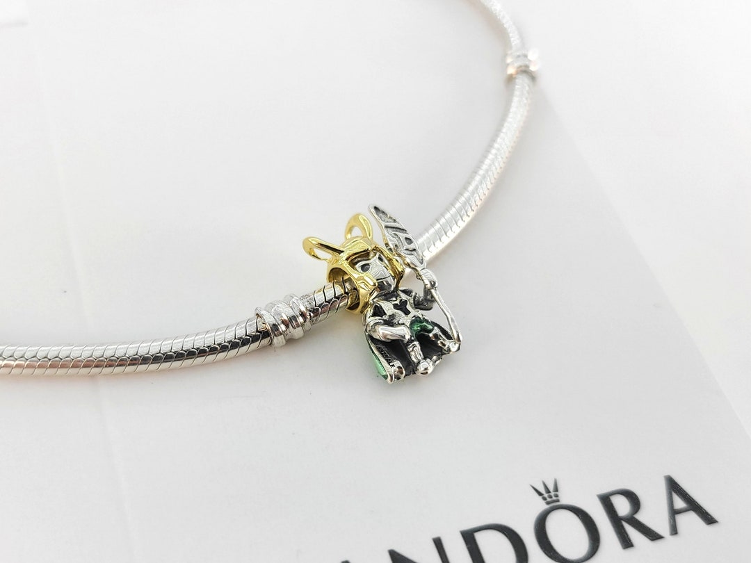 New Pandora Shine Marvel Loki Charm 762764C01 W/box - Etsy
