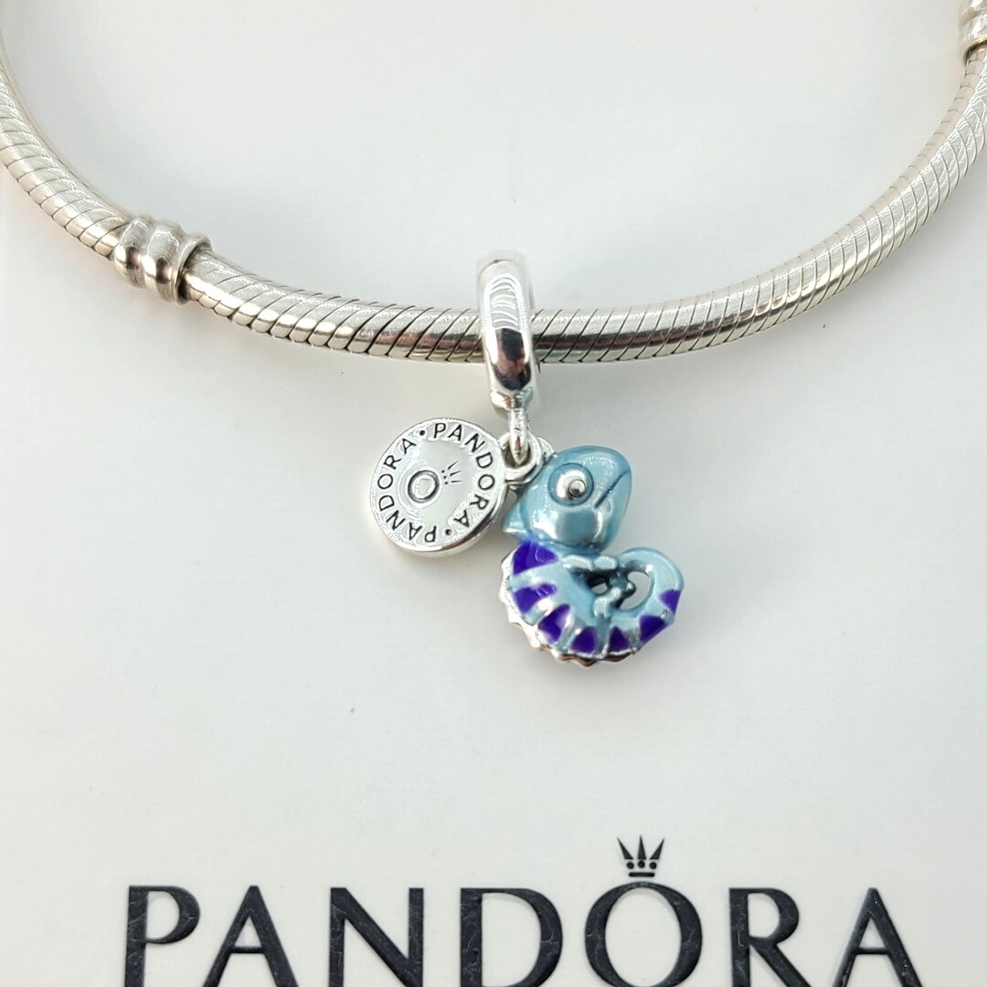 New Sterling Silver Color-changing Chameleon Dangle Charm for Pandora ...