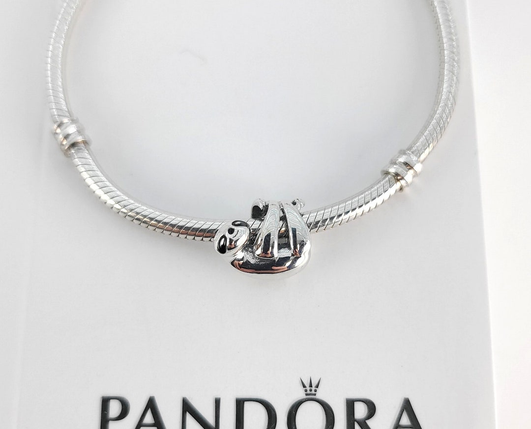 New Pandora Hanging Sloth Charm # 793331C01 W/box - Etsy