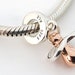 New Rose Gold Plated Baby Pacifier Dangle Charm for Pandora Bracelet ...