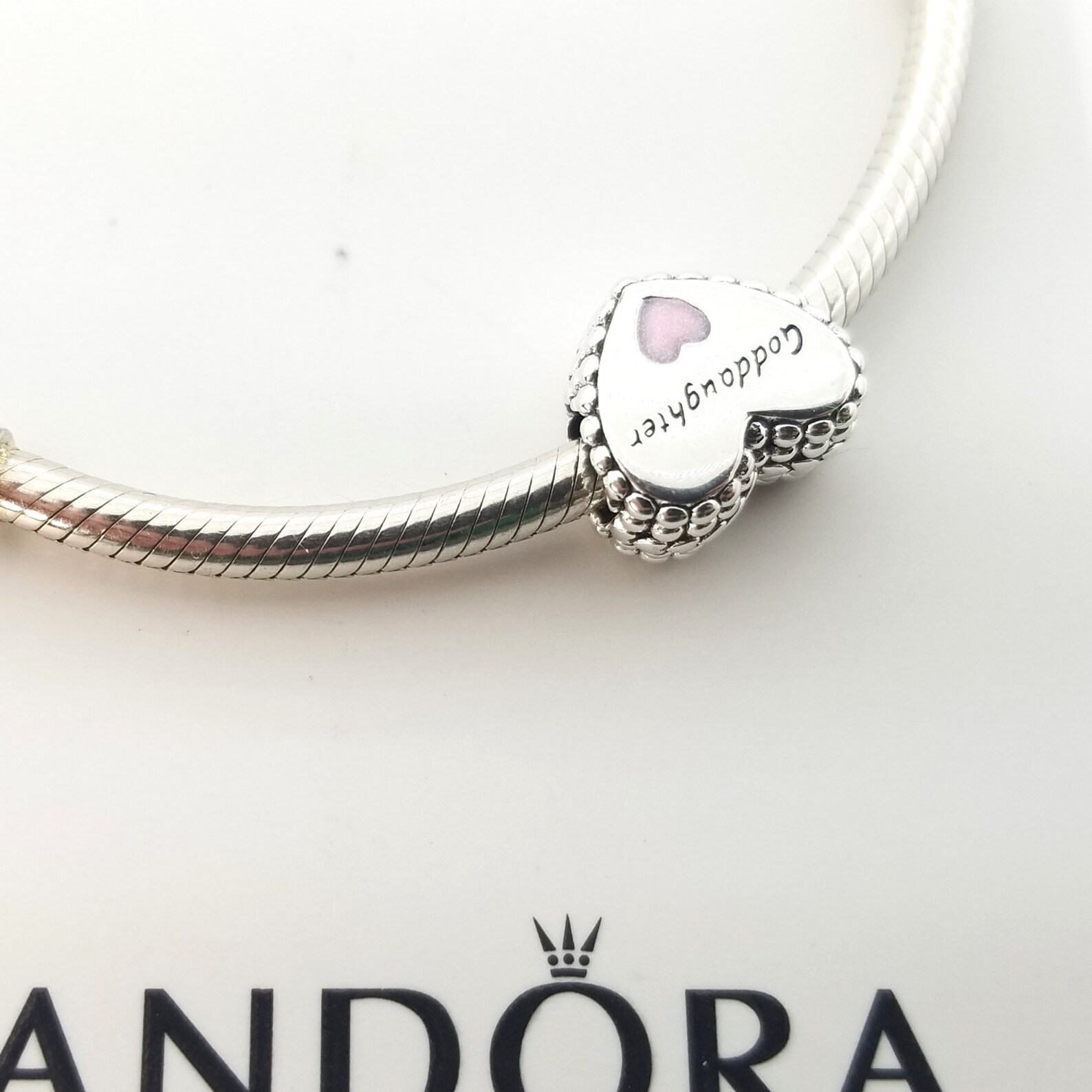 New Sterling Silver Goddaughter Heart Charm for Pandora - Etsy