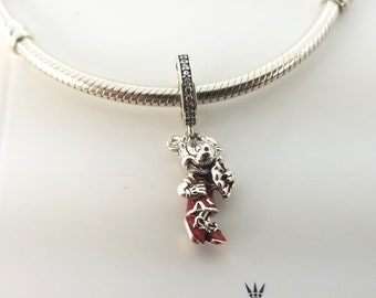 New Sterling Silver Electric Guitar Dangle Charm for Pandora Bracelet ...