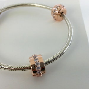 New Rose Gold Plated Shining Path Clip Charm for Pandora Bracelet ...
