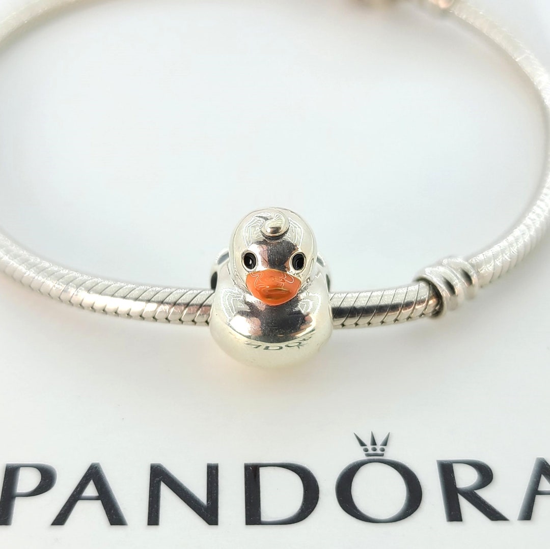 Pandora Polished Rubber Duck Charm Sterling Silver # 799554C01 W/box - Etsy