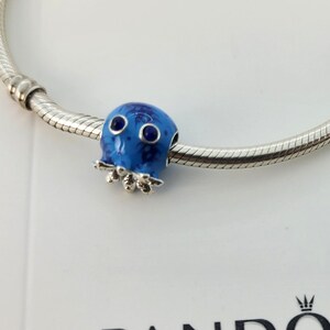 New Sterling Silver Ocean Bubbles & Waves Octopus Charm for Pandora ...
