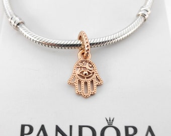 New Pandora Rose™ Gold Pink Daisy Flower Dangle Pendant Charm 788771C01 ...