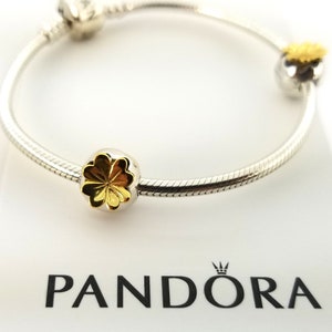 New Pandora Shine Collection Lucky Four-leaf Clover Clip Charm 768000CZ ...