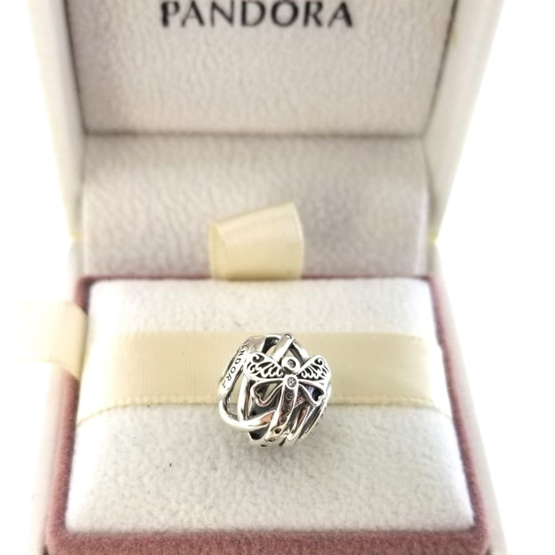 New Pandora Dreamy Dragonfly Charm 797025CZ - Etsy
