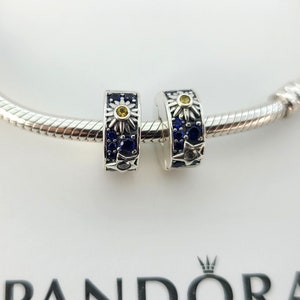 New Pandora Celestial Sun, Star & Moon Clip Charm 792681C01 X 2 Pcs W ...
