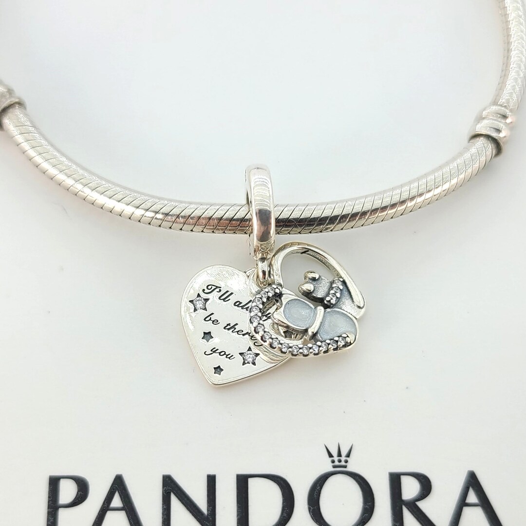 New Sterling Silver Cats & Hearts Dangle Charm for Pandora Bracelet ...