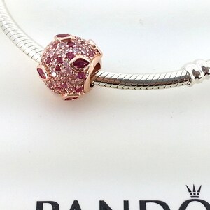 New Pandora Rose Gold Pink Pave Daisy Flower Charm # 788797C01 W/box - Etsy