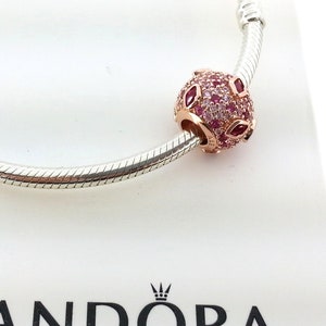 New Pandora Rose Gold Pink Pave Daisy Flower Charm # 788797C01 W/box - Etsy