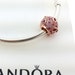 New Pandora Rose Gold Pink Pave Daisy Flower Charm 788797C01 W/box - Etsy