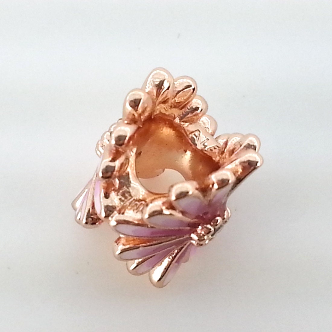 New Rose Gold Pink Daisy Flower Charm for Pandora Bracelet - Etsy