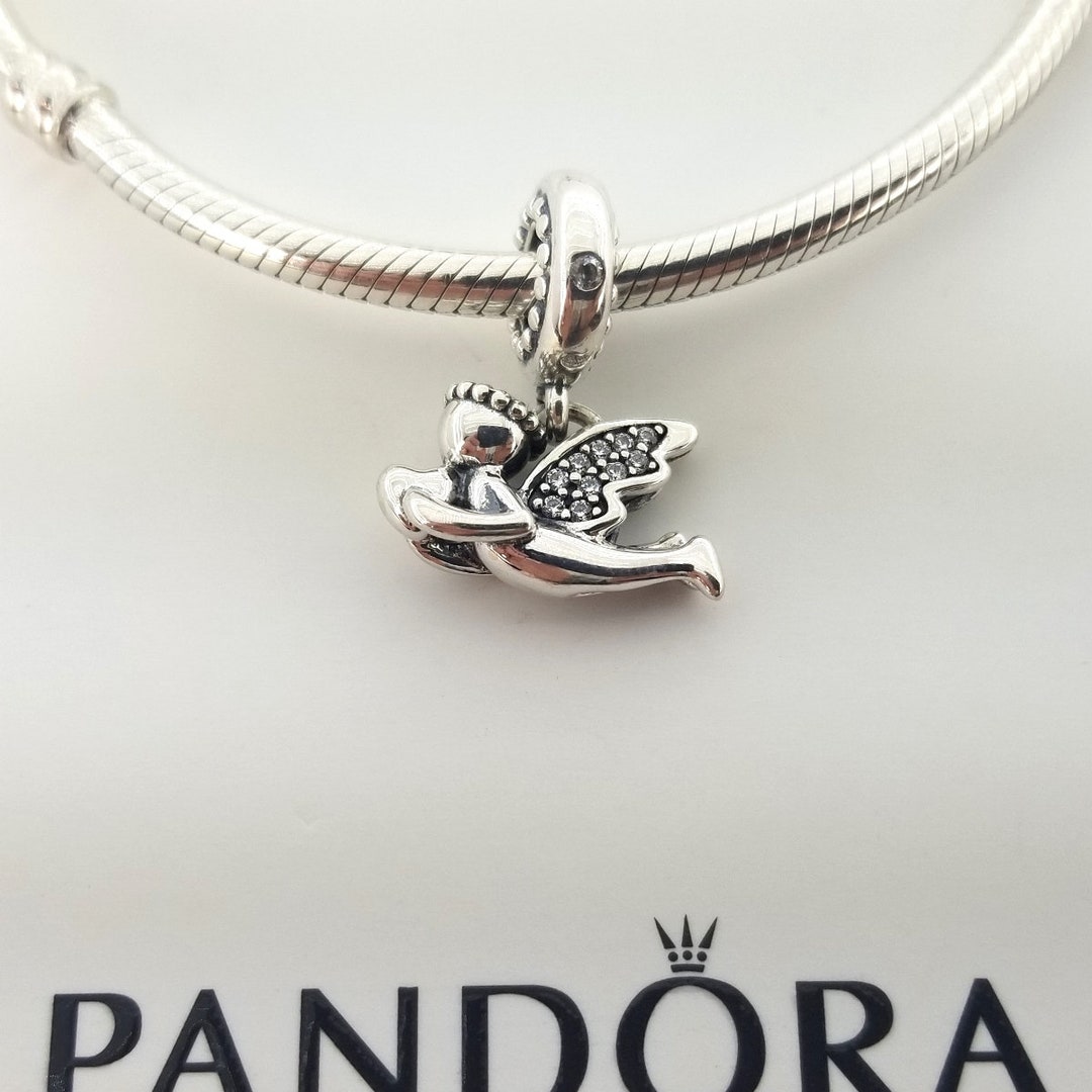 New Sterling Silver Angel of Love Dangle Charm for Pandora Bracelet ...