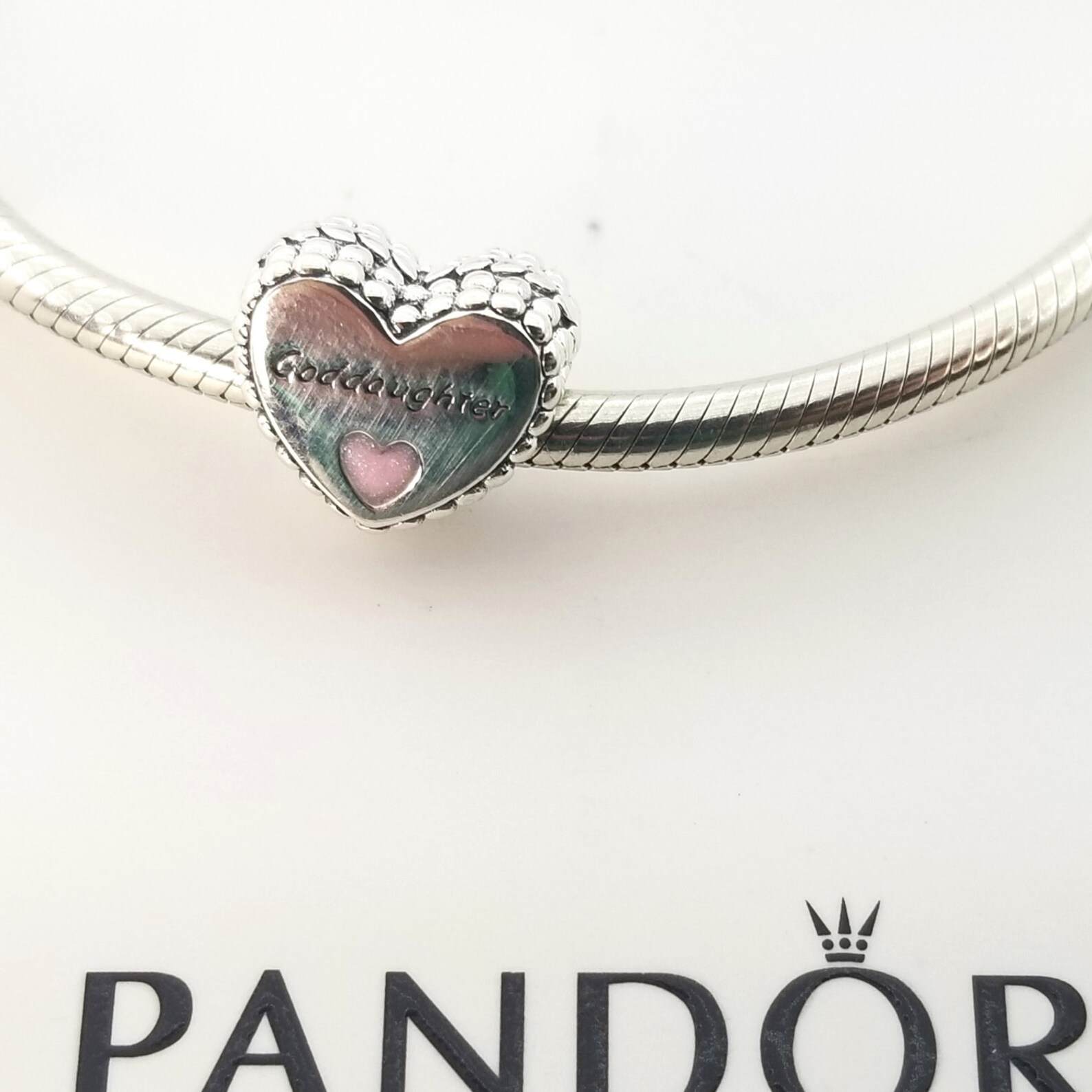 New Sterling Silver Goddaughter Heart Charm for Pandora - Etsy