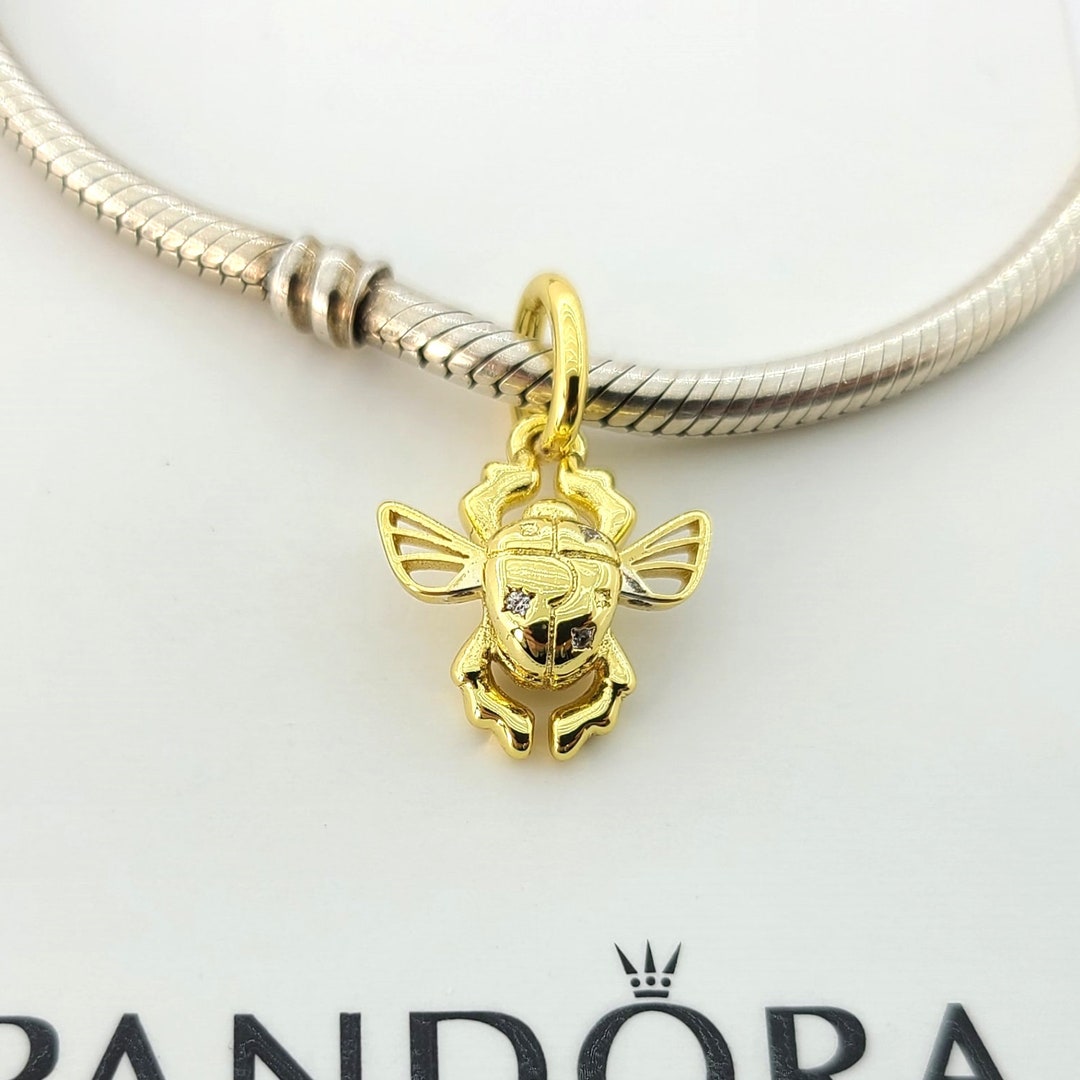 New Sterling Silver Shine Disney Aladdin Scarab Beetle Dangle Charm for ...