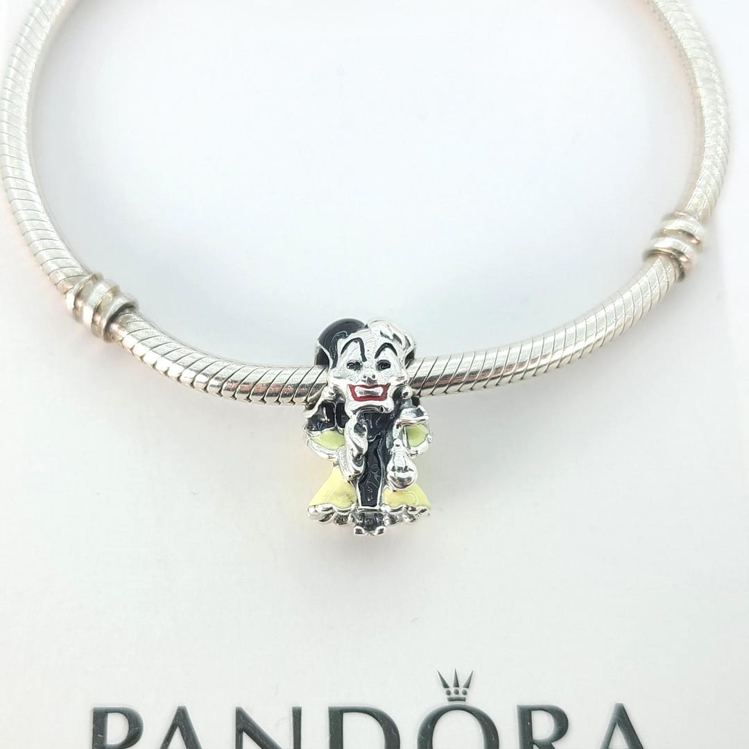 Pandora Disney Villains Cruella De Vil Charm # 793424C01 W/box - Etsy