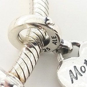New Sterling Silver Double Heart Split Dangle Charm for Pandora ...