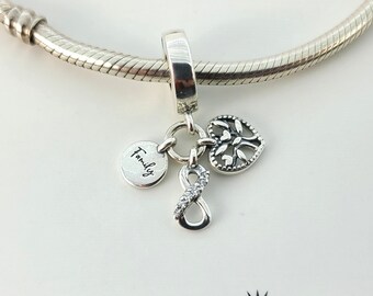 Family Triple Dangle - Etsy