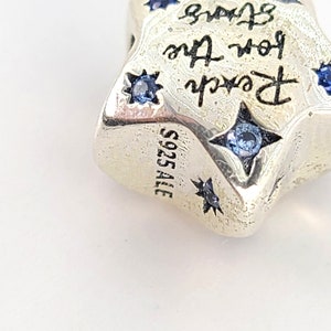 New Pandora Blue Sparkling Star Charm # 792974C01 W/box - Etsy
