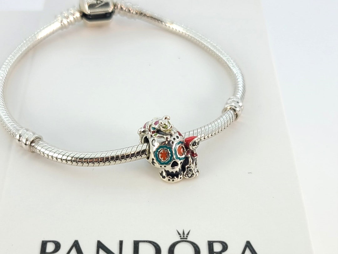 New Pandora Disney Pixar Coco Miguel & Dante Skull Glow-in-the-dark ...