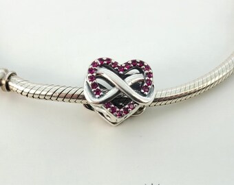 New Sterling Silver Dove of Peace Heart Charm for Pandora Bracelet ...