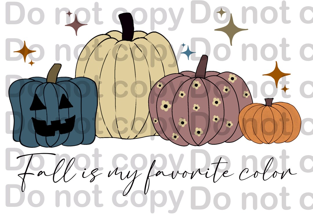 Fall is My Favorite Color Png, Retro Fall Png, Retro Pumpkin Png, Retro ...