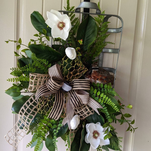 Tobacco Basket Wreath - Etsy