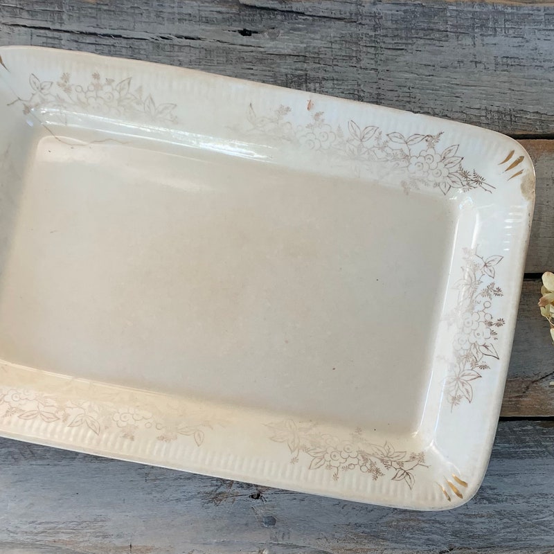 Old Ironstone Platter - Etsy