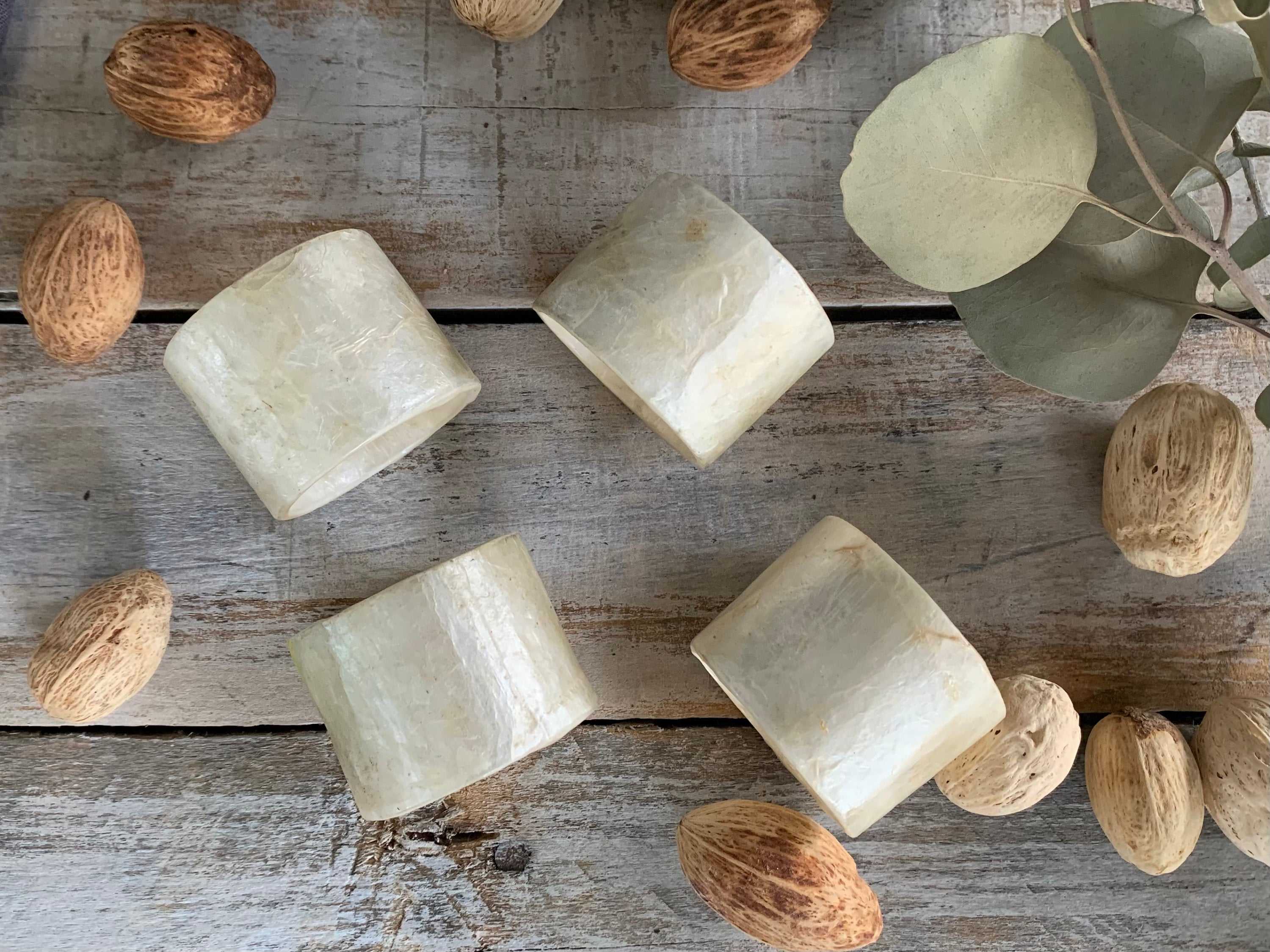Capiz Shell Napkin Rings - Etsy