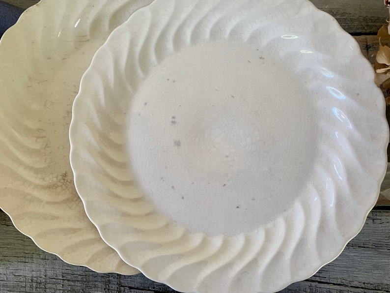 Vintage Ironstone Plates - Etsy