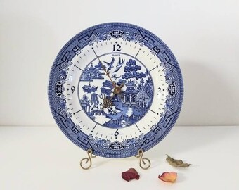 Vintage Plate Clock | Etsy