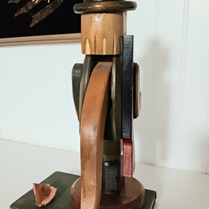 Vintage German Hand Carved Wood Nutcracker Hunter Huntsman Statue - Etsy