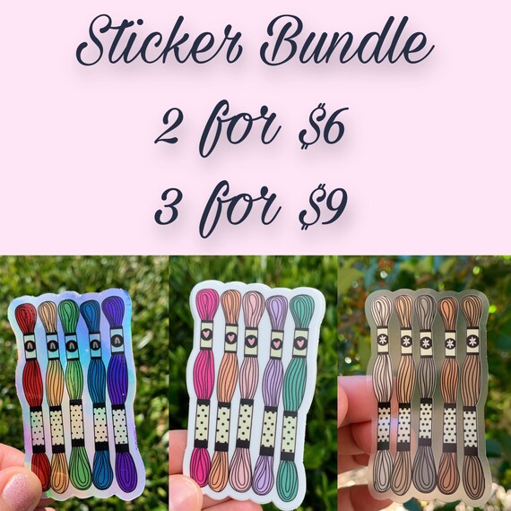 STICKER BUNDLE Sticker Pack Choose 2 or 3 | Etsy