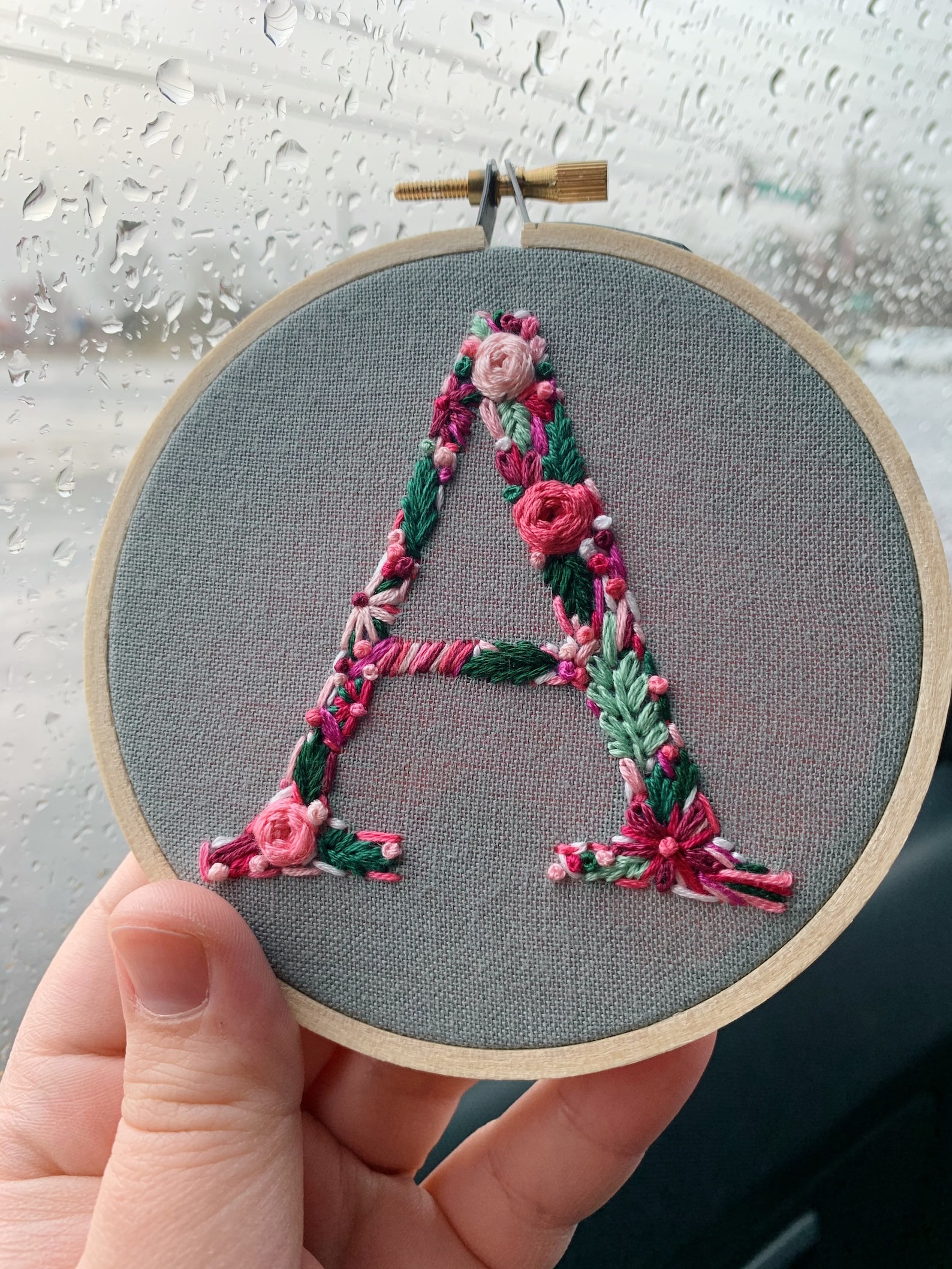 PDF Pattern Letter A Floral Monogram Embroidery Pattern - Etsy