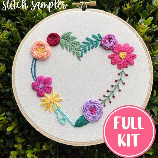 Embroidery Sampler Pattern - Etsy