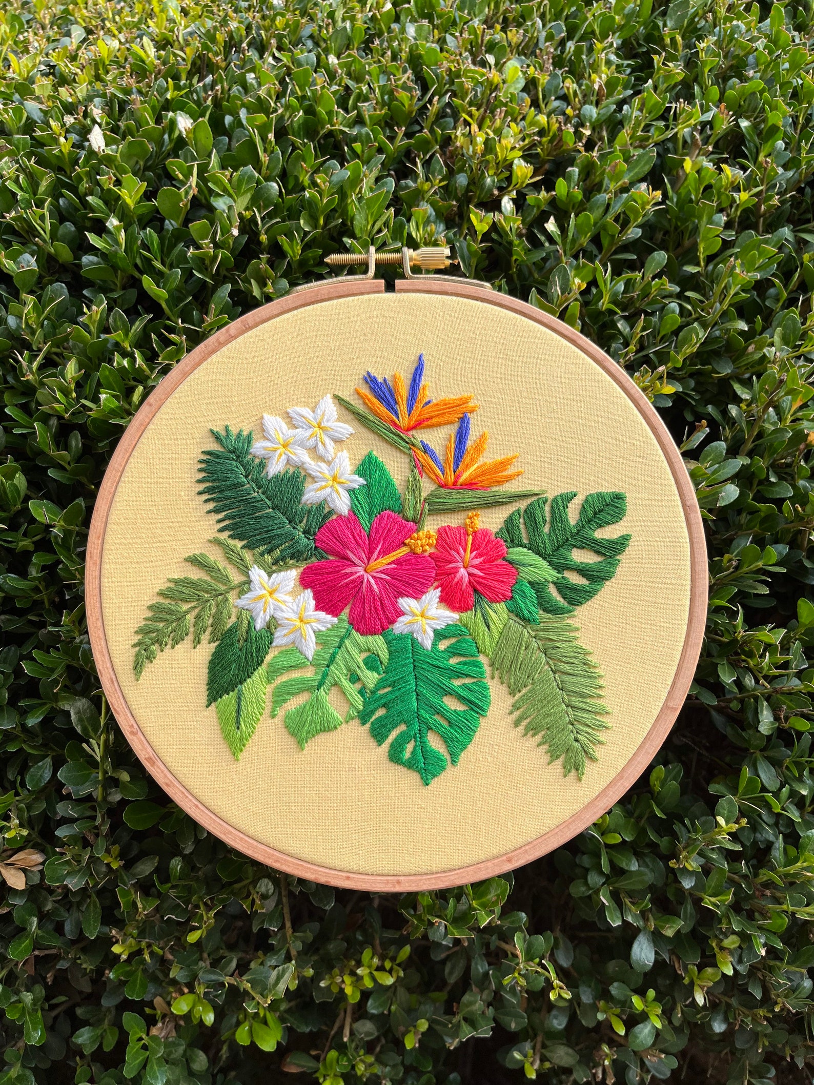 PDF Pattern - Tropical Bouquet, Advanced Embroidery, Embroidery Pattern ...