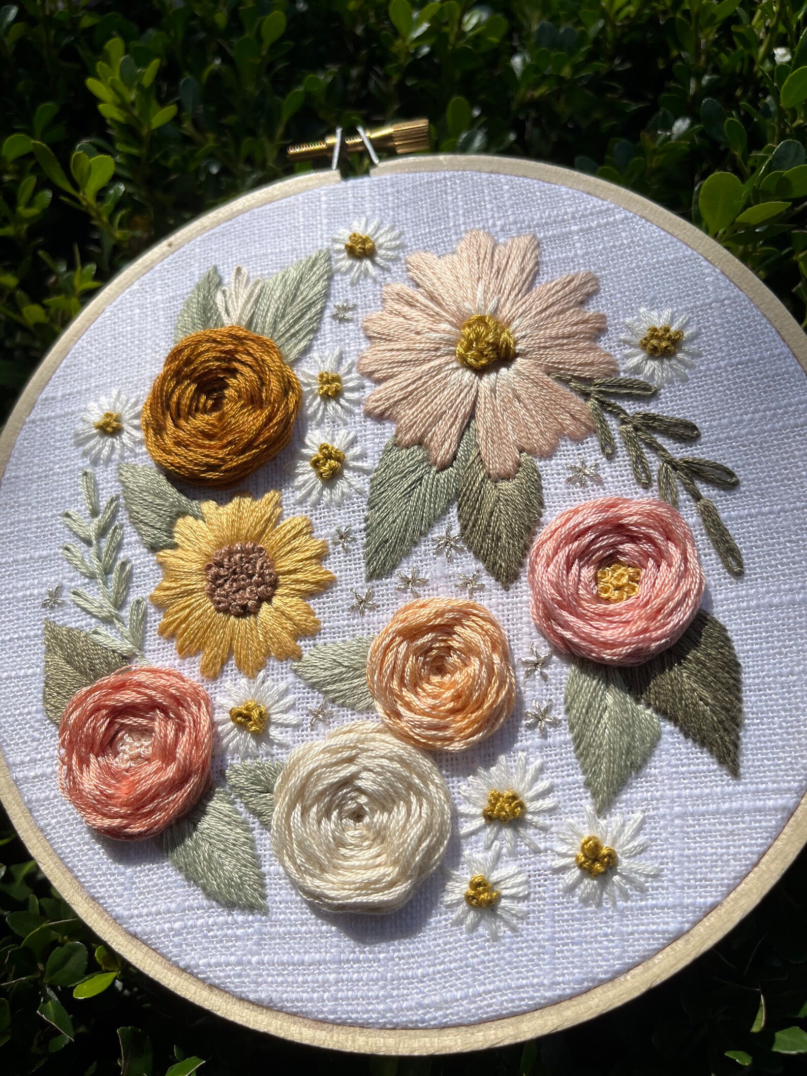 PDF Pattern Neutral Blooms Intermediate Embroidery Pattern - Etsy