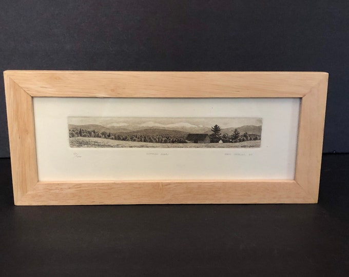 1985 Eric Bealer Limited Edition Wood Block Print “summer Snow” Barn ...