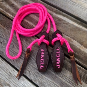 Custom Slobber Strap Reins Mecate or Loop Style - Etsy