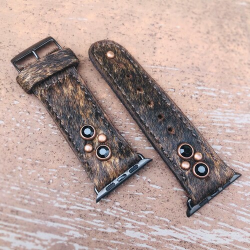 Custom Tooled Leather Apple Watch Band - Etsy