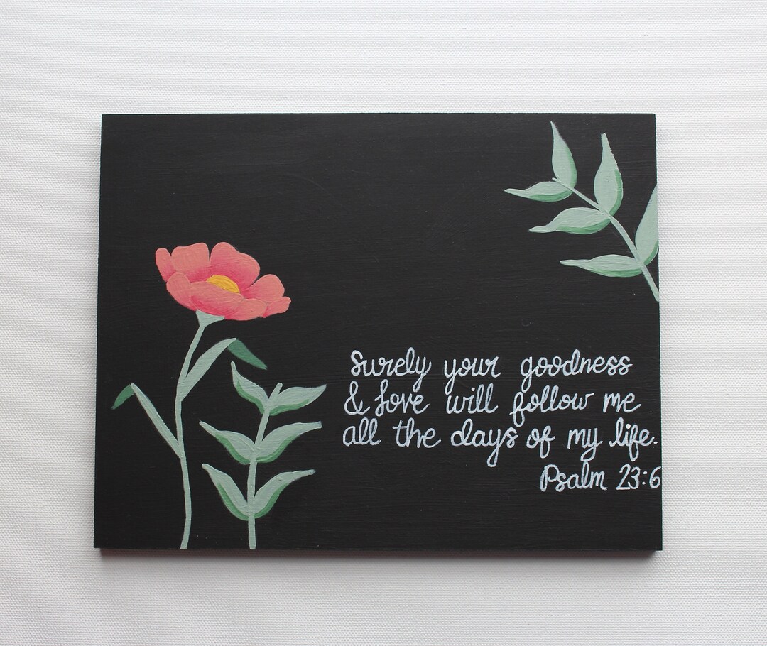 Scripture Verse Painting, Bible Verse Art, Inspirational Wall Decor ...