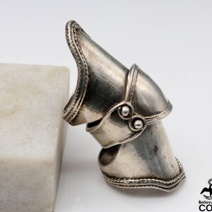 Vintage Avant Garde Sterling Silver Full Finger Armor Statement Ring - Etsy