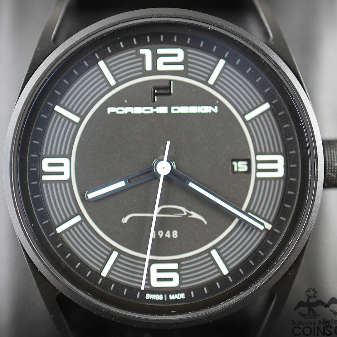 Porsche Design Automatic Titanium Black Dial Men's Watch - Etsy