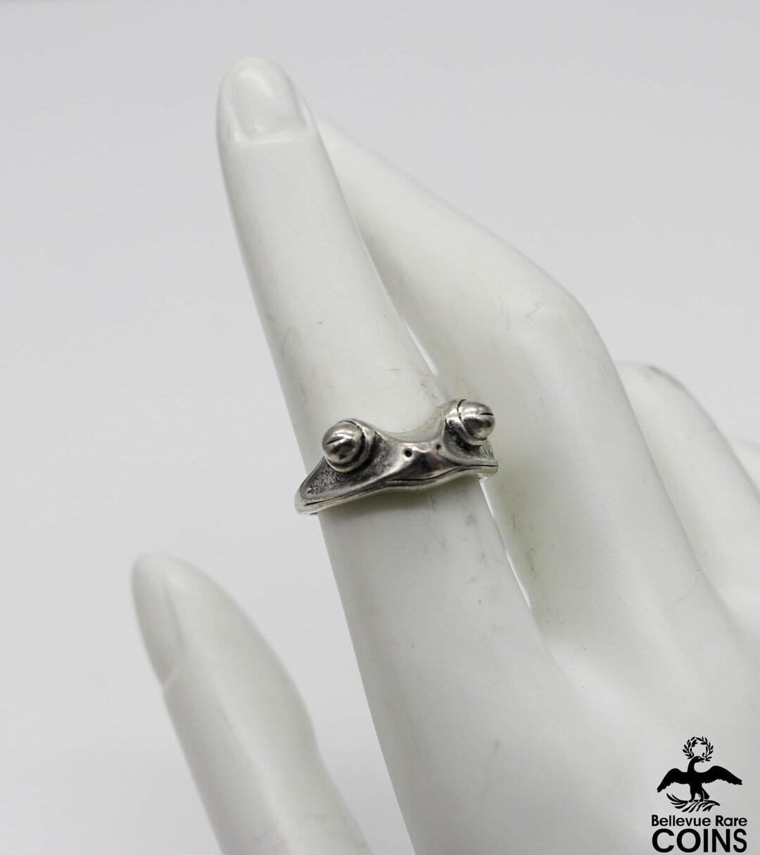 Modernist Sterling Silver Frog Wrap Ring - Etsy