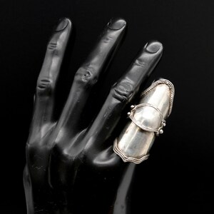 Vintage Avant Garde Sterling Silver Full Finger Armor Statement Ring - Etsy